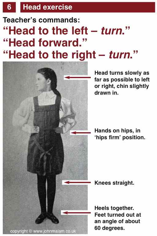 Victorian and Edwardian drill lesson exercises